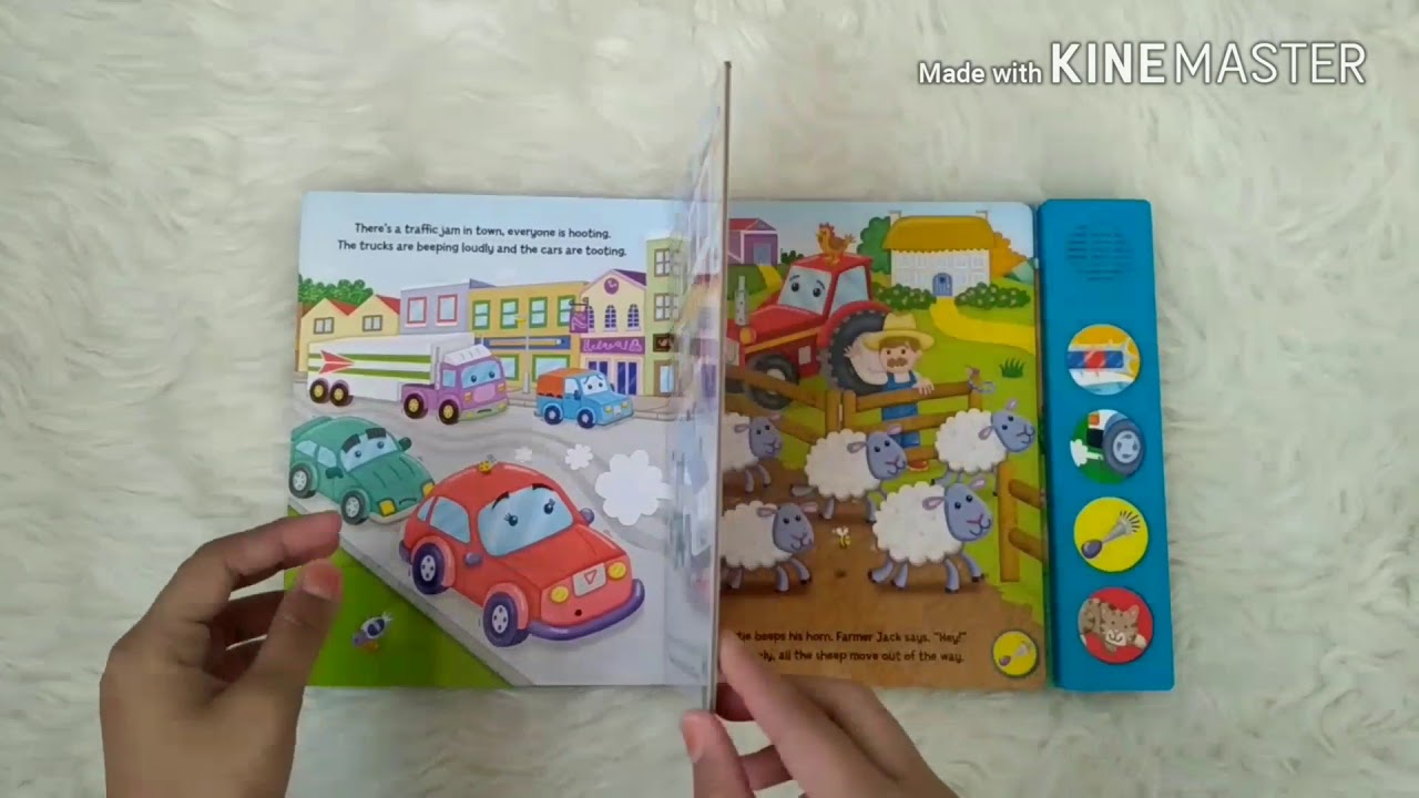 Police Car Saves the Day Sound Board Book with 4 fun sounds! - YouTube
