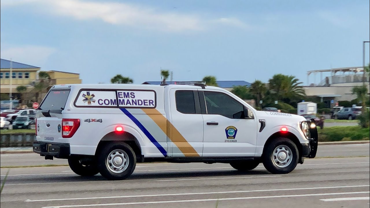 Okaloosa County EMS Commander F-150 responding - YouTube