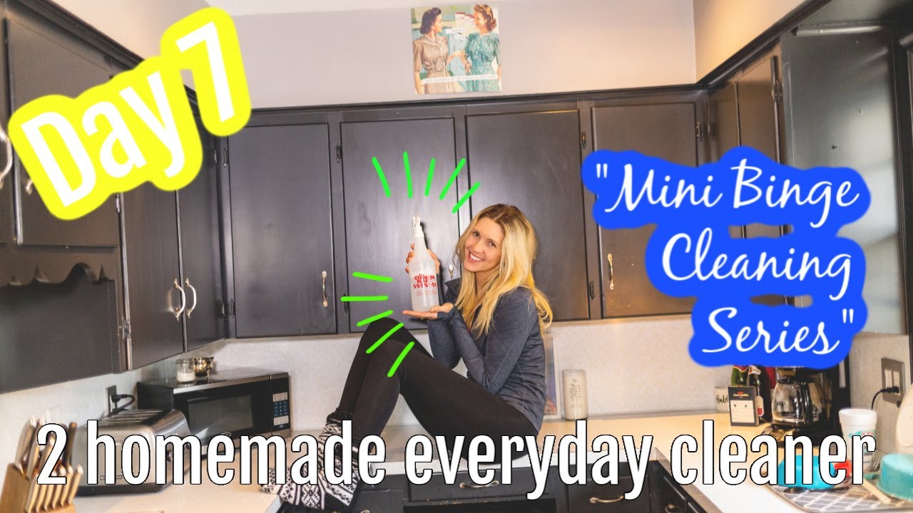 Two homemade cleaners. Multi- surface cleaner and all purpose cleaner ...