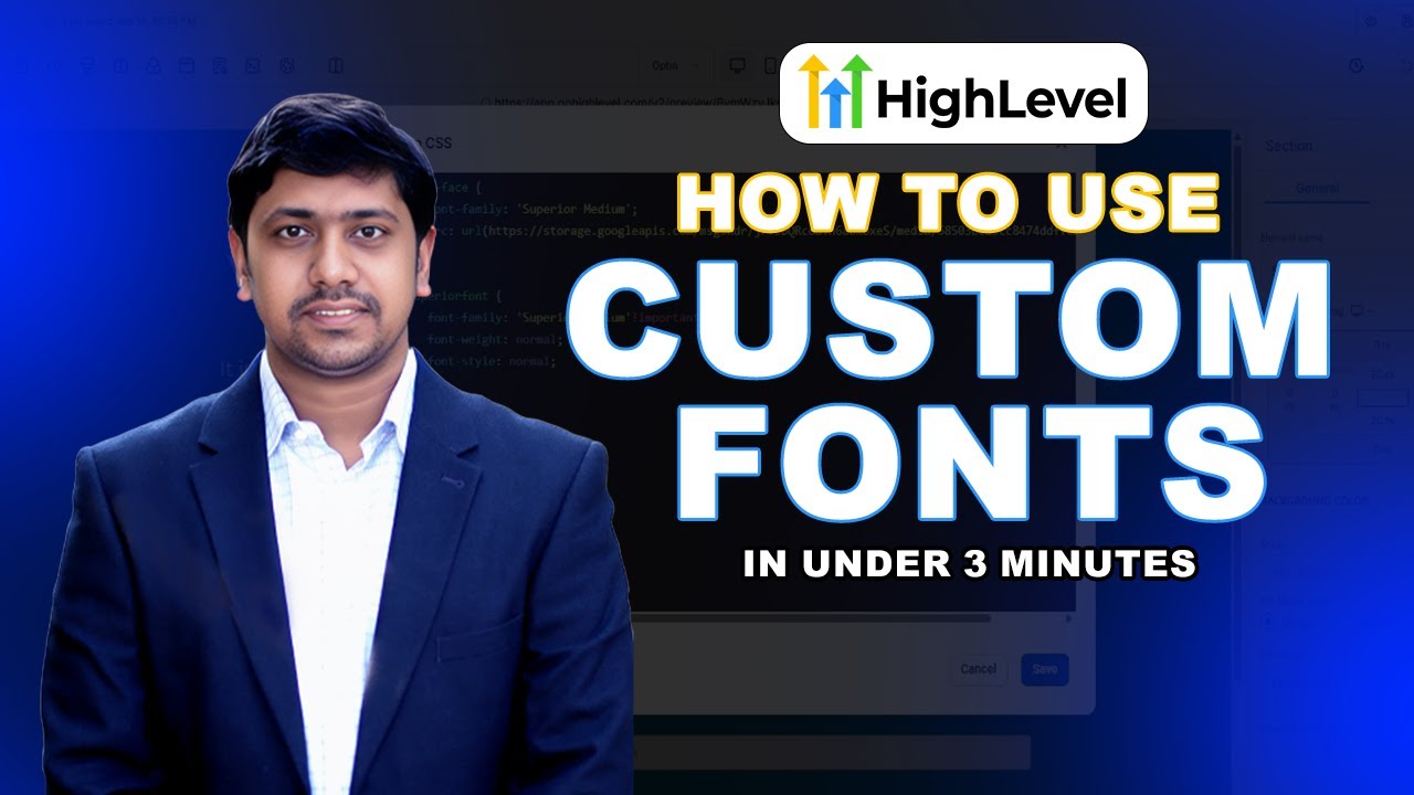 How to Add Custom Fonts in GoHighLevel (Step-by-Step Tutorial) - YouTube