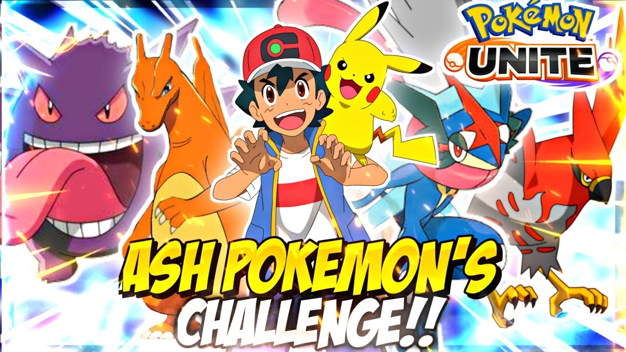 ASH POKEMON ONLY CHALLENGE!! IN Pokemon Unite |Pokemon Unite Ash ...