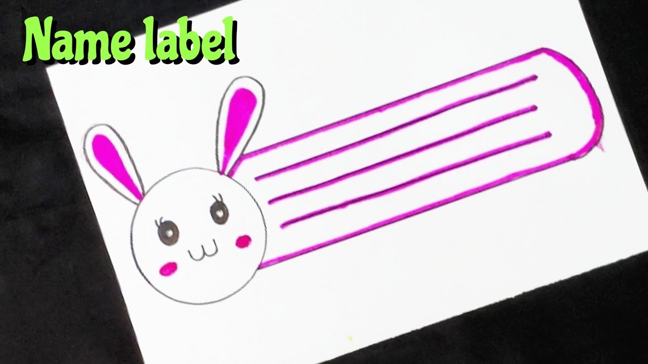 Handmade name slips || Diy name tags || book labels || crafts || book ...