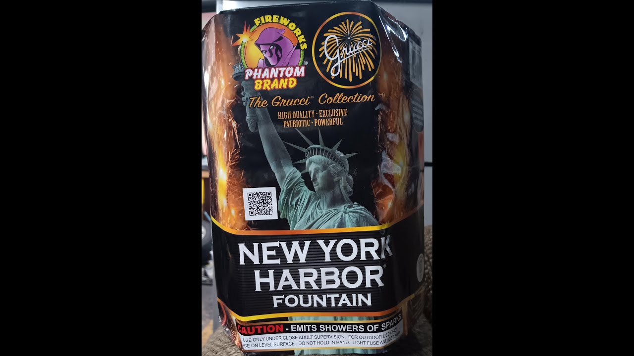 NEW YORK HARBOR FOUNTAIN BY (PHANTOM BRAND FIREWORKS) FOUNTAIN FRIDAY ...