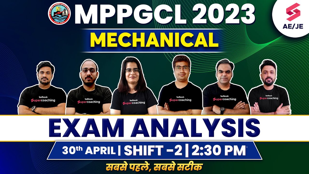 MPPGCL EXAM ANALYSIS 2023 | 30 April Shift-2 MPPGCL MECHANICAL PAPER ...