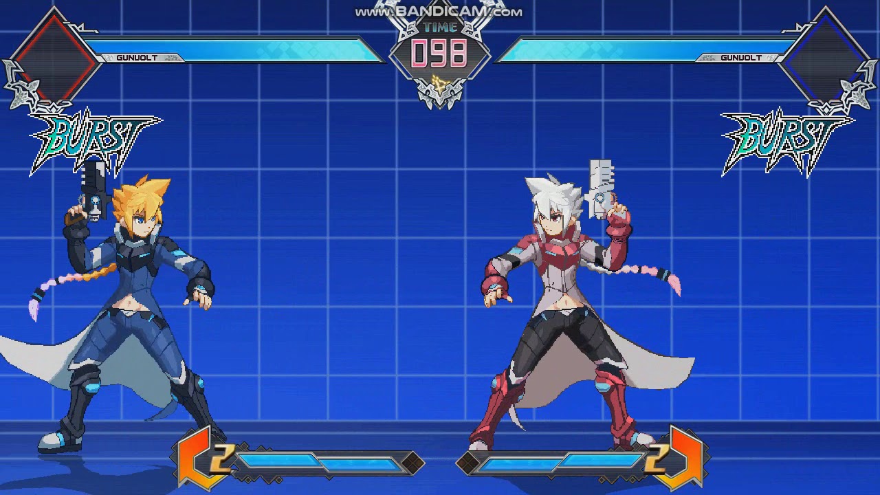 (MUGEN) Gunvolt demo 1 - YouTube