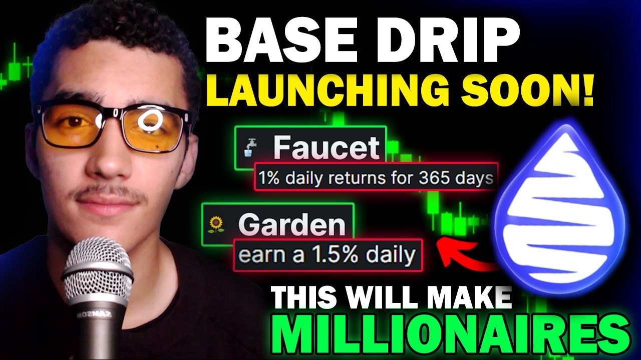 THE NEW DRIP is HERE💧 1% Daily ROI w/ Base Drip (Whitepaper Update ...