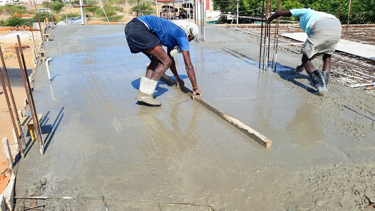 Building Roof Reinforced Concrete-2000sqft Rcc Roof Concrete on Fast ...
