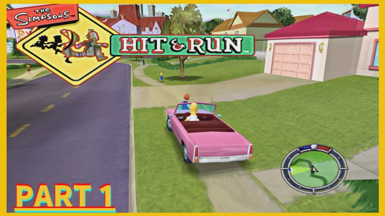 THE SIMPSONS: HIT & RUN | WALKTHROUGH PART 1 | HOMER (4K 60 FPS) - YouTube