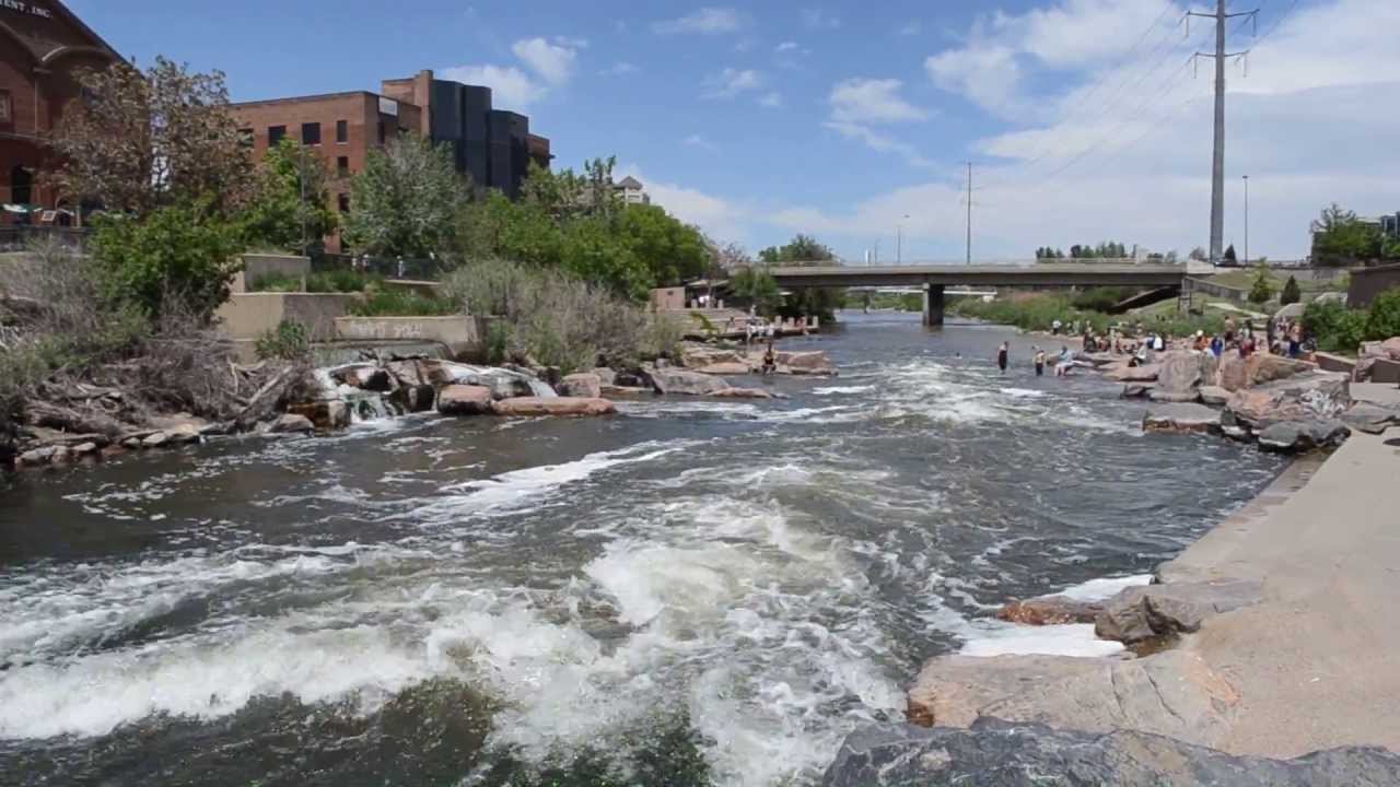 Man Made Kayak and Tubing River Course at Confluence Park - YouTube