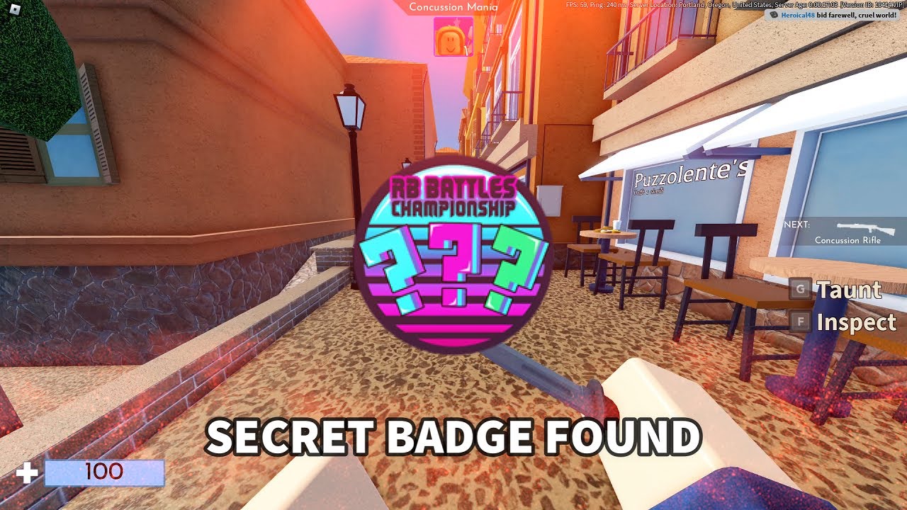 how to get arsenal secret badge [RB BATTLES SEASON 3] - YouTube