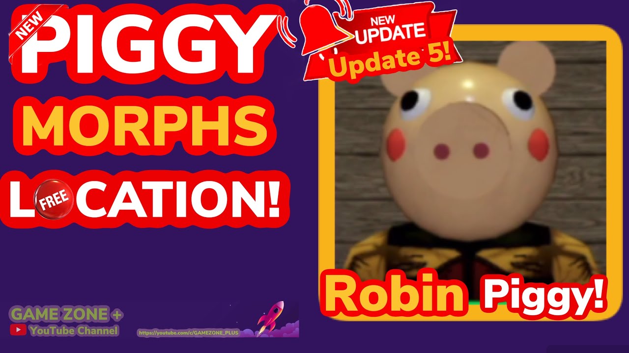 * UPDATE 5* How to get Robin PIGGY in ROBLOX FIND THE PIGGY MORPHS! Get ...