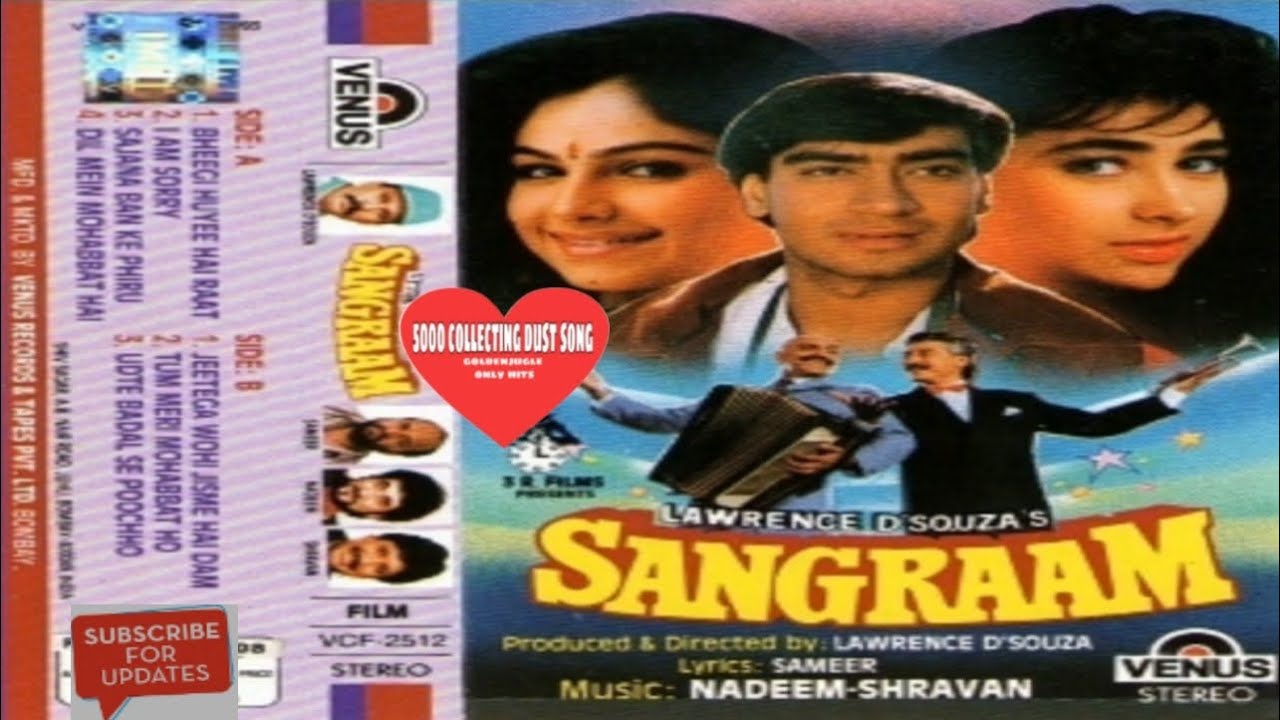Sangram movie all song album casset audio jukebox Ajay Devgan - YouTube