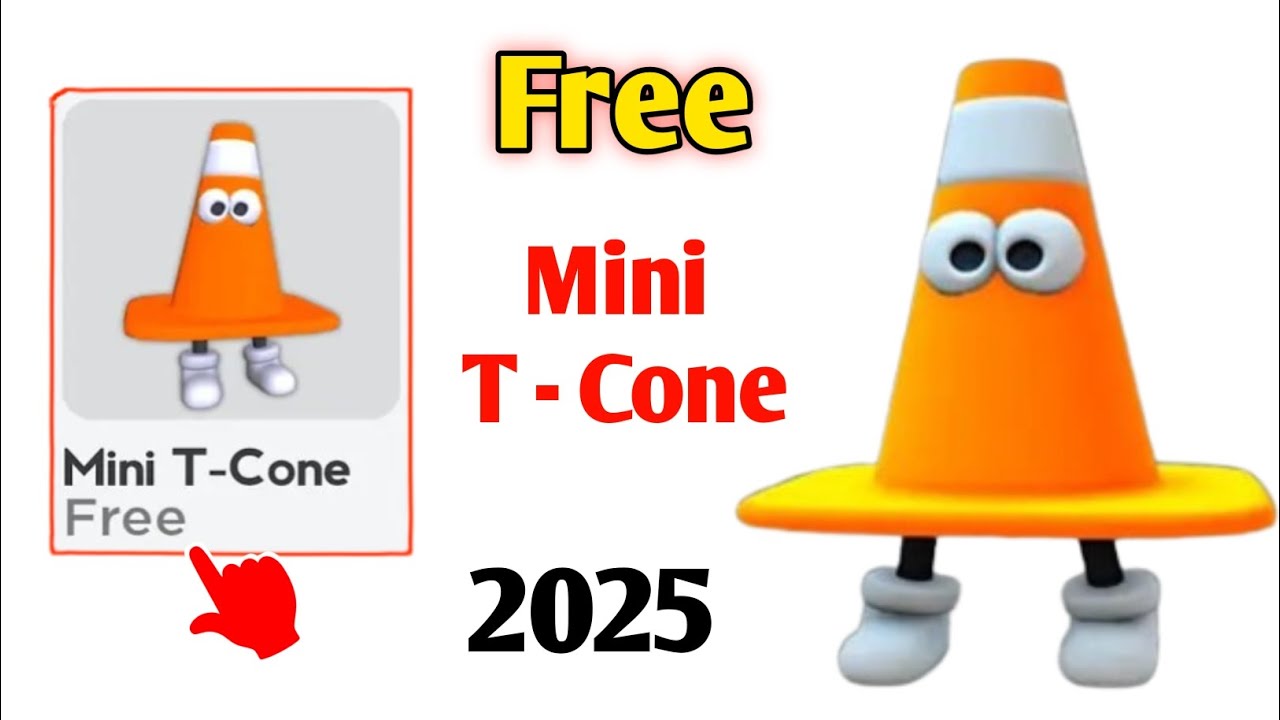 How To get Free Mini T-Cone 2025 | Mini T- Cone Roblox free items new ...