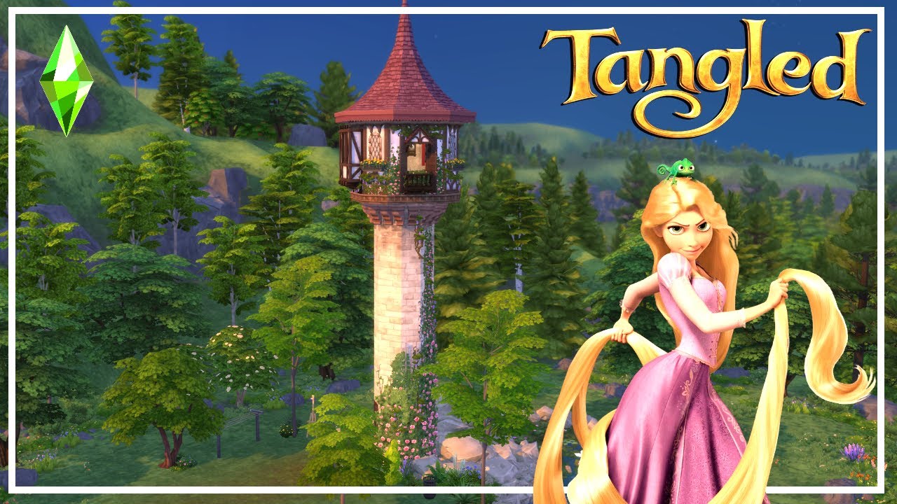 Rapunzel's Tower [Tangled] I Sims 4 build I Rebeccas Creations - YouTube