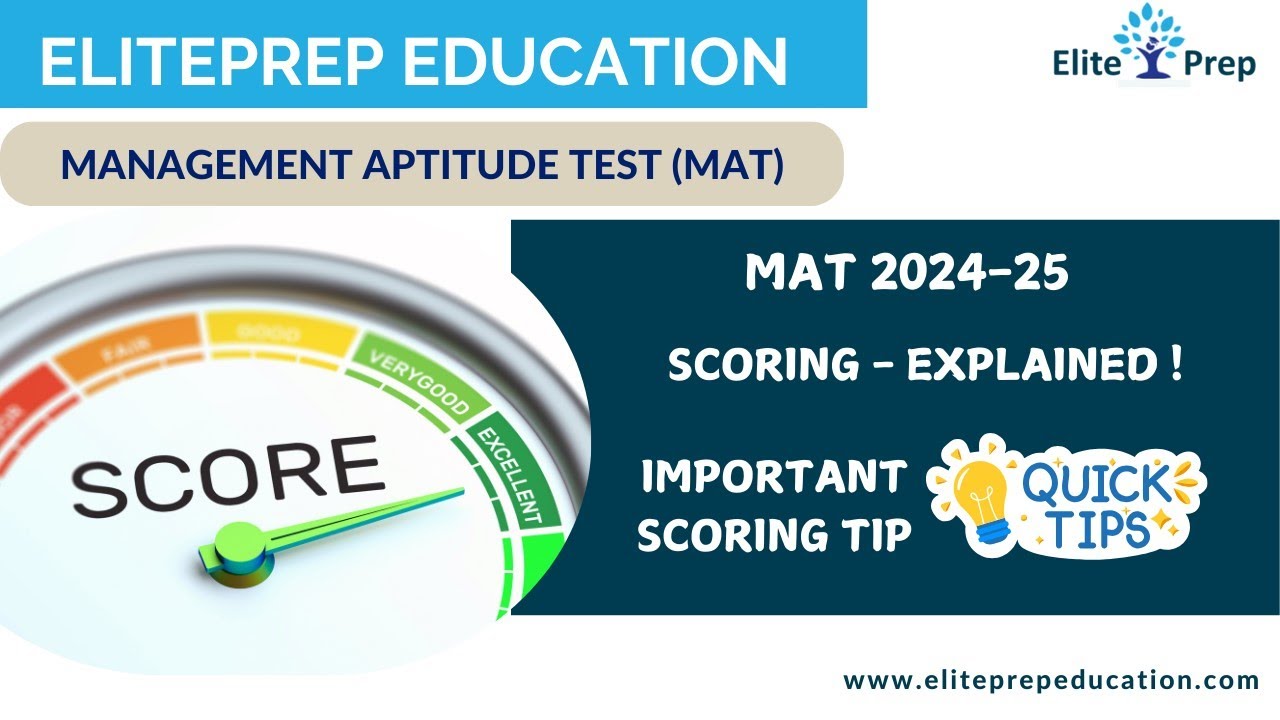 MAT 2024-25 - Scoring Pattern | Score card Interpretation | Percentile ...