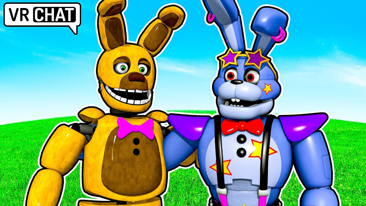 Spring Bonnie HELPS Glamrock Bonnie in VRCHAT - YouTube