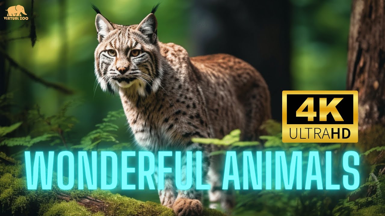 Wonderful Animals in 4K UHD With Names & Cinematic Music - YouTube