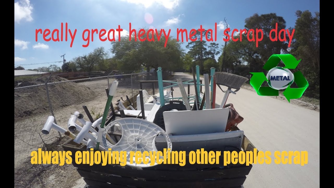 A little bit at a time = trailer full of GREAT metal scrap - YouTube