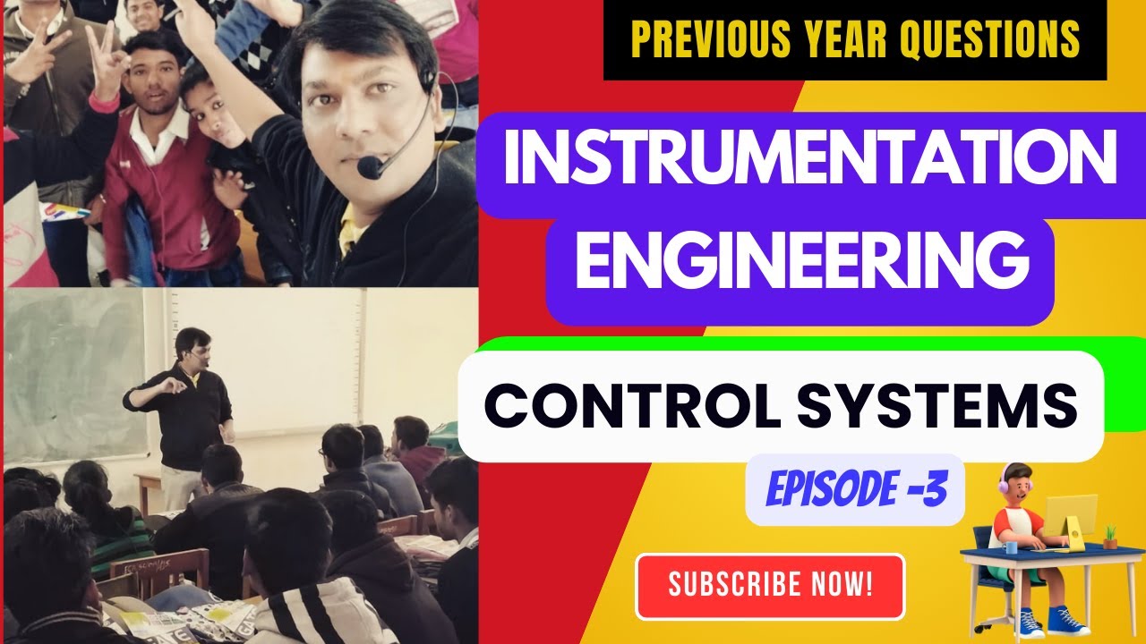 GATE: Control System Previous year Questions L3| GATE INSTRUMENTATION ...