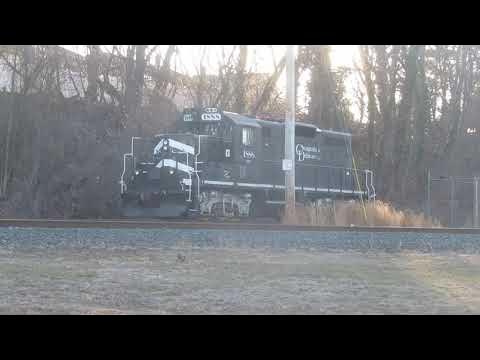 Belvidere & Delaware Railroad EMD GP-9U #1888 in Jamesburg, NJ - YouTube
