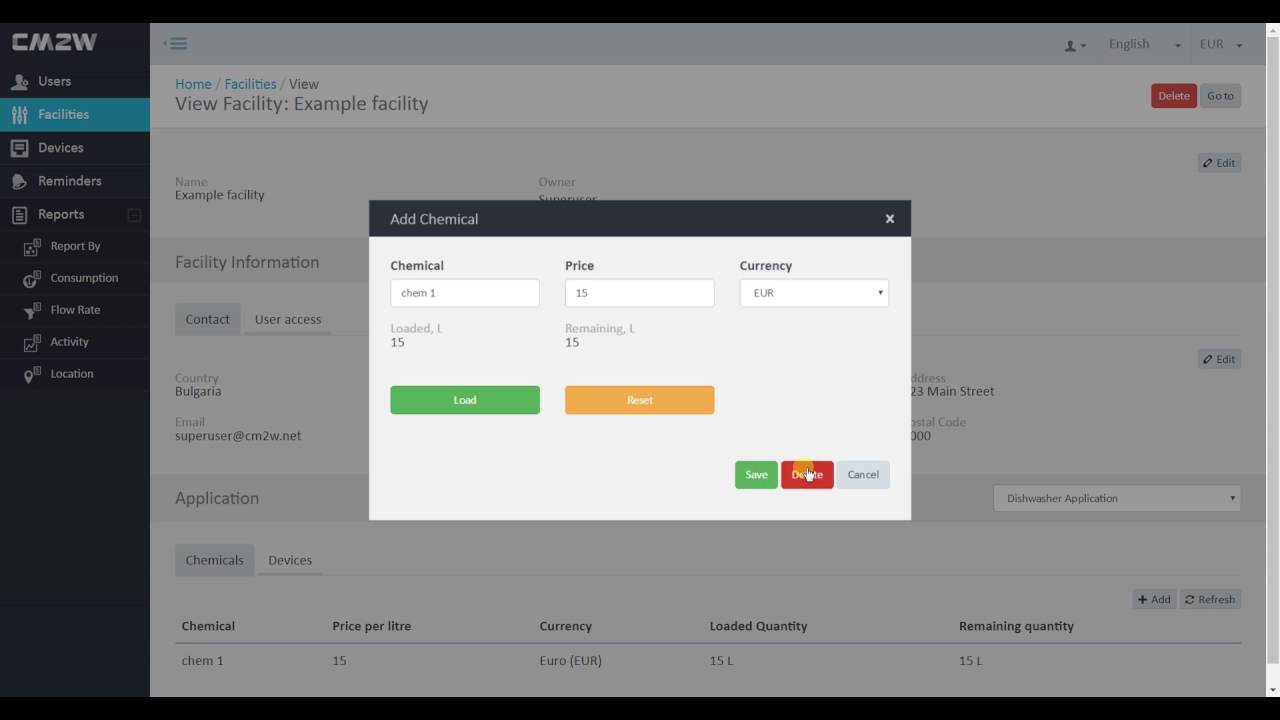 How to delete a chemical - YouTube