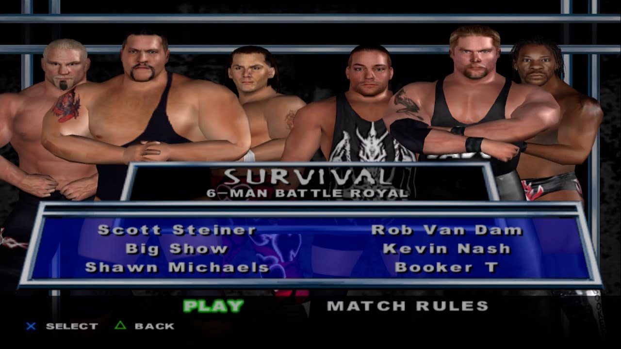 WWE SmackDown! HCTP - Scott Steiner,Big Show,Shawn Michaels,RVD ...