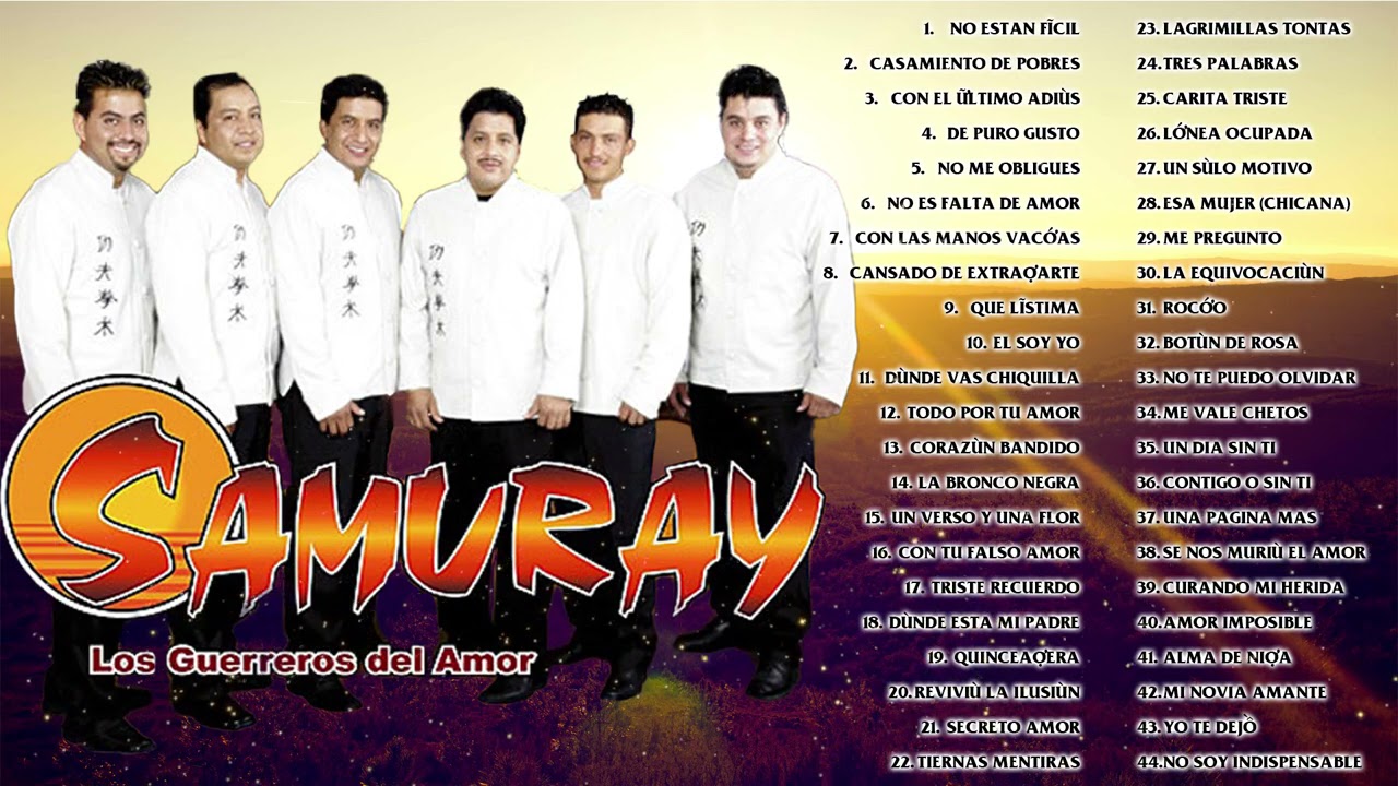 Samuray Exitos Mix Viejitas Pero Bonitas - Samuray Sus Mejores ...