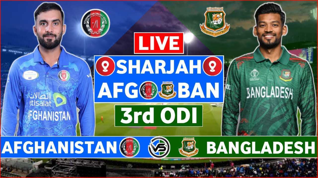 Afghanistan vs Bangladesh 3rd ODI Live Scores | AFG vs BAN 3rd ODI Live ...