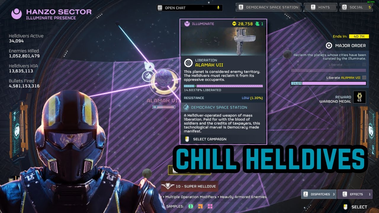 CHILL HELLDIVES | NEW MO | HELLDIVERS 2 - YouTube