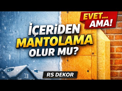 İçeriden Mantolama Olur mu? | Avantajları, Dezavantajları ve Doğru Uygulama
