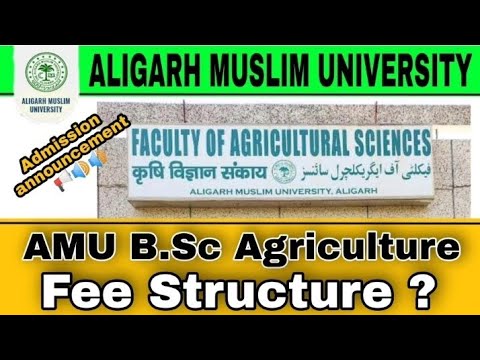AMU Bsc agriculture | fees structure | Eligibility criteria | room ...