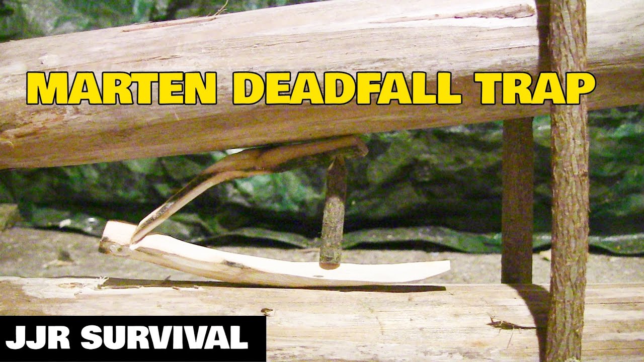 MARTEN DEADFALL TRAP - YouTube
