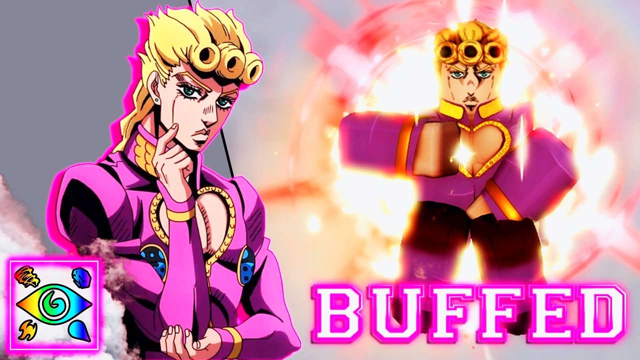 Roblox Anime Last Stand - Buffed Avatar Giorno Giovanna Showcase Max ...