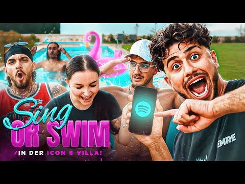 ICON 6 KÜNSTLER ERKENNEN EIGENE SONGS NICHT 😂 SING or SWIM Challenge 💦