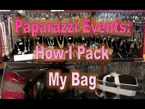 Paparazzi Events: How I Pack My Bag | Itz Sirap - YouTube