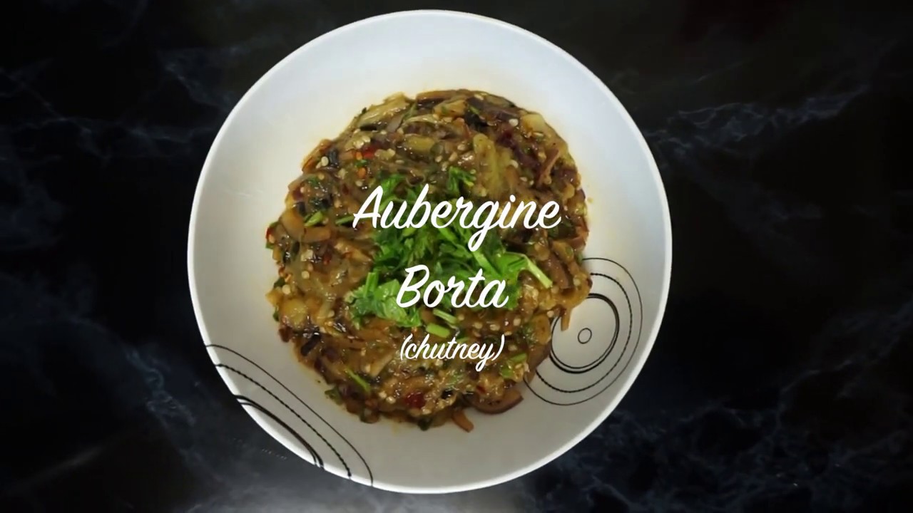 Aubergine Chutney (Begoon Borta) | SHERINS RECIPES - YouTube