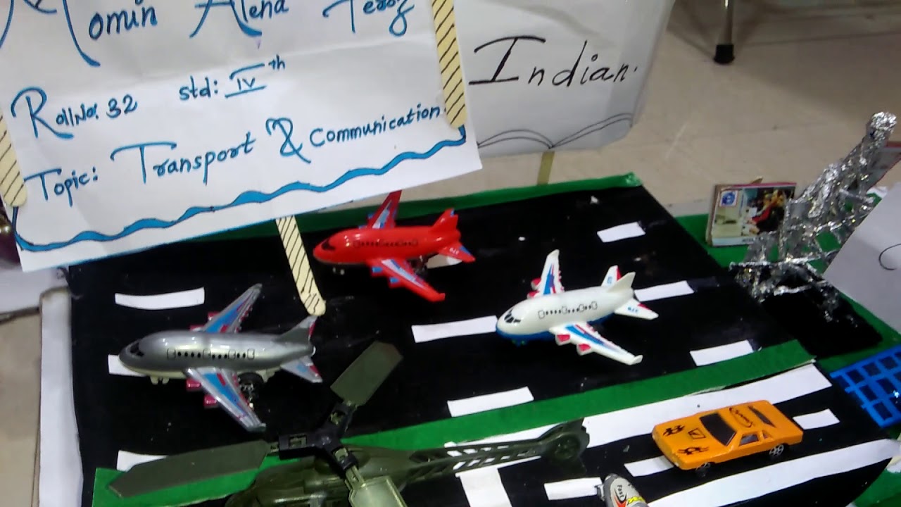 Transport and communication model for std 4 - YouTube