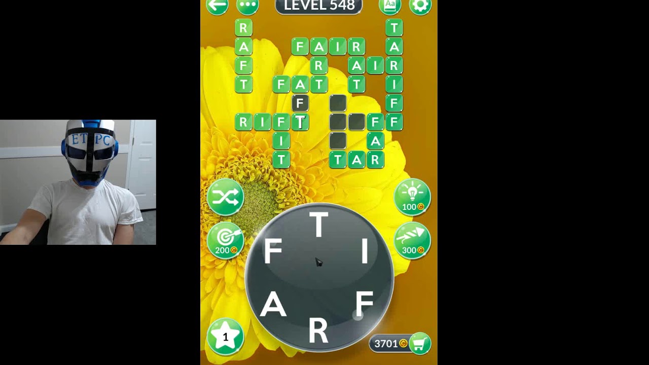WORDSCAPES IN BLOOM LEVEL 548 masaya ang mga salita - YouTube