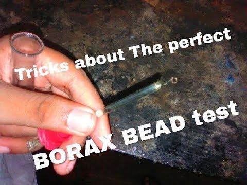 How to make perfect Borax Bead test // tricks about chemistry practical ...