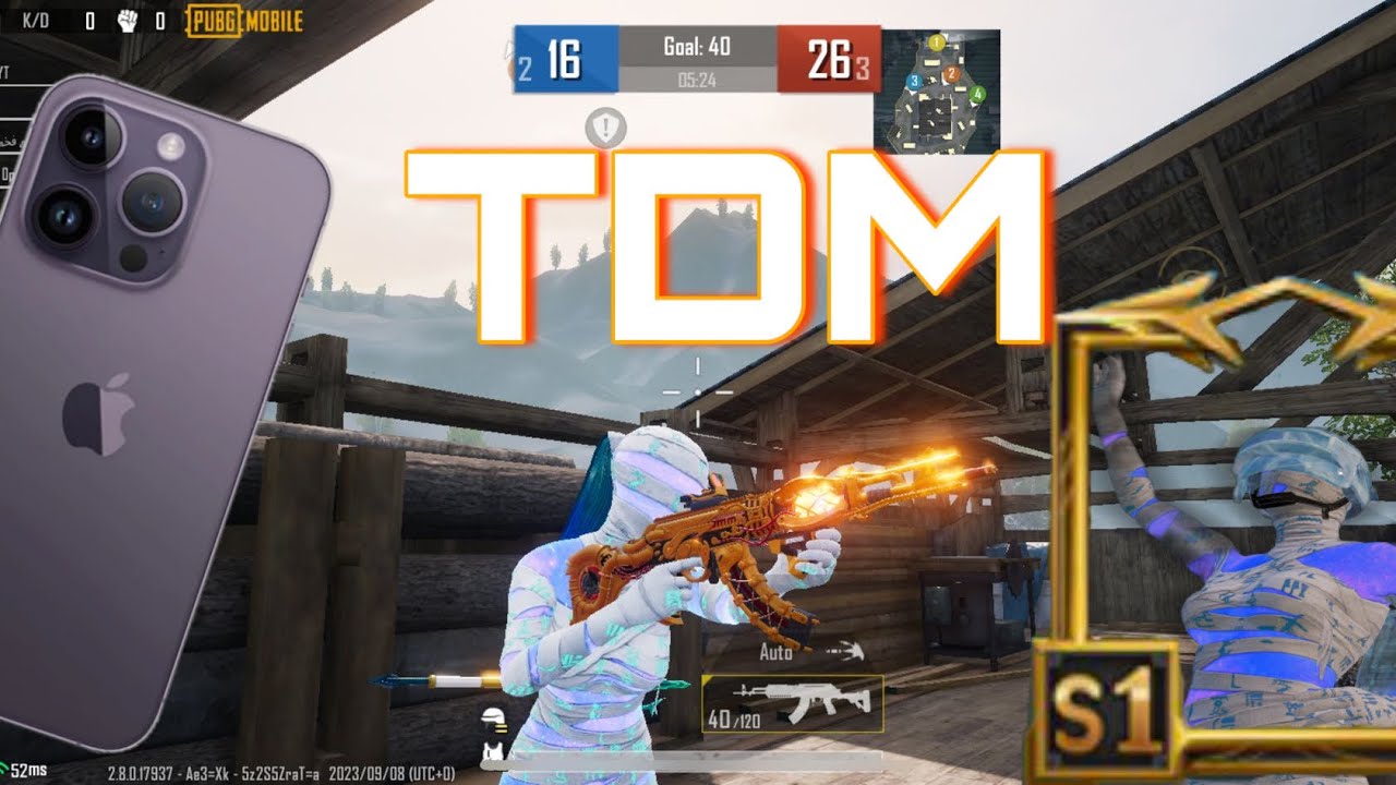 TDM with I Phone 14 ProMax+ 90 FPS #tdm #tdmplayer - YouTube