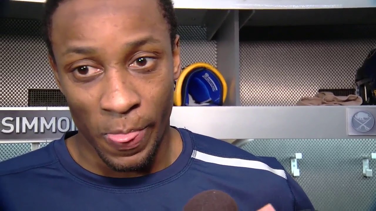 Full interview with new Sabres forward Wayne Simmonds after his first ...