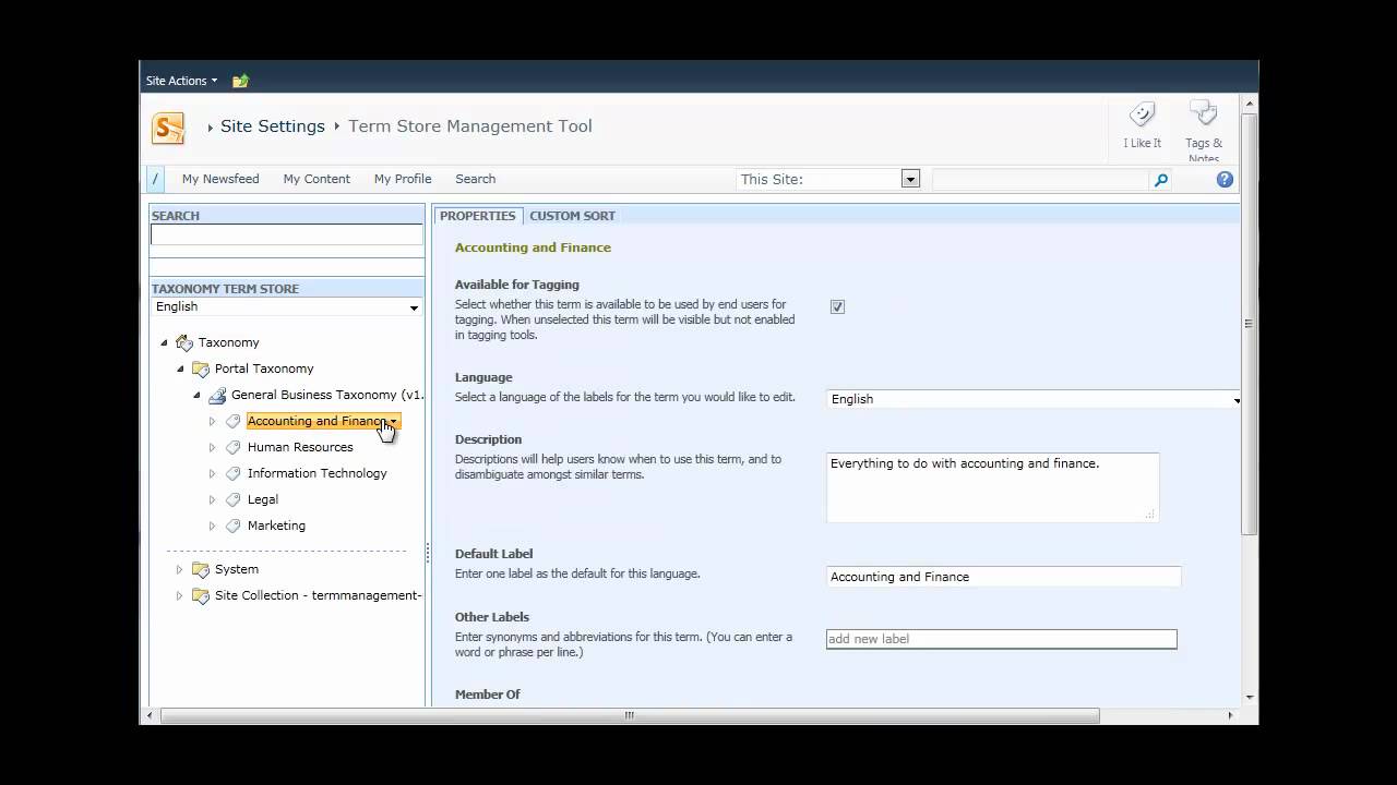 Multiple Languages in the SharePoint 2010 Term Store - YouTube