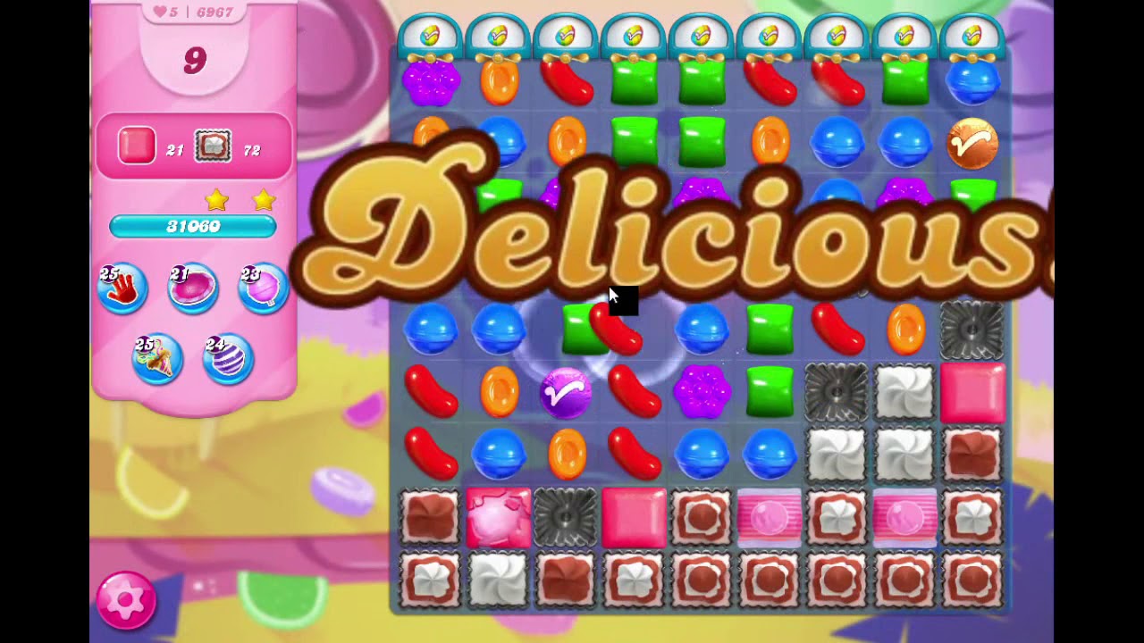 Candy Crush Saga Level 6966 To 6968 - YouTube