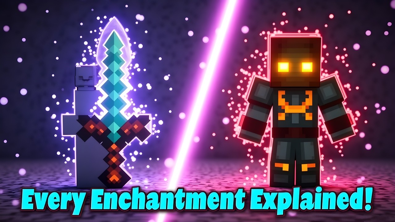 Explaining Every Minecraft Enchantment! 📖 - YouTube