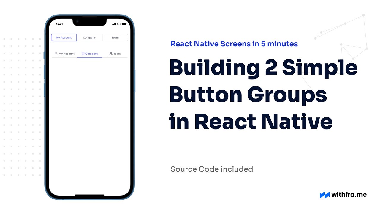 18 Building 2 Simple Button Groups In React Native Youtube