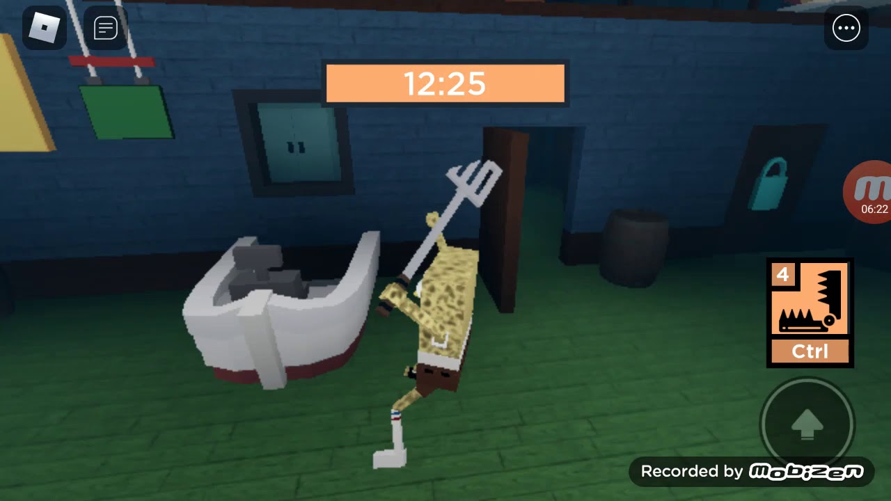 First time being Sponge Roblox Gameplay - YouTube