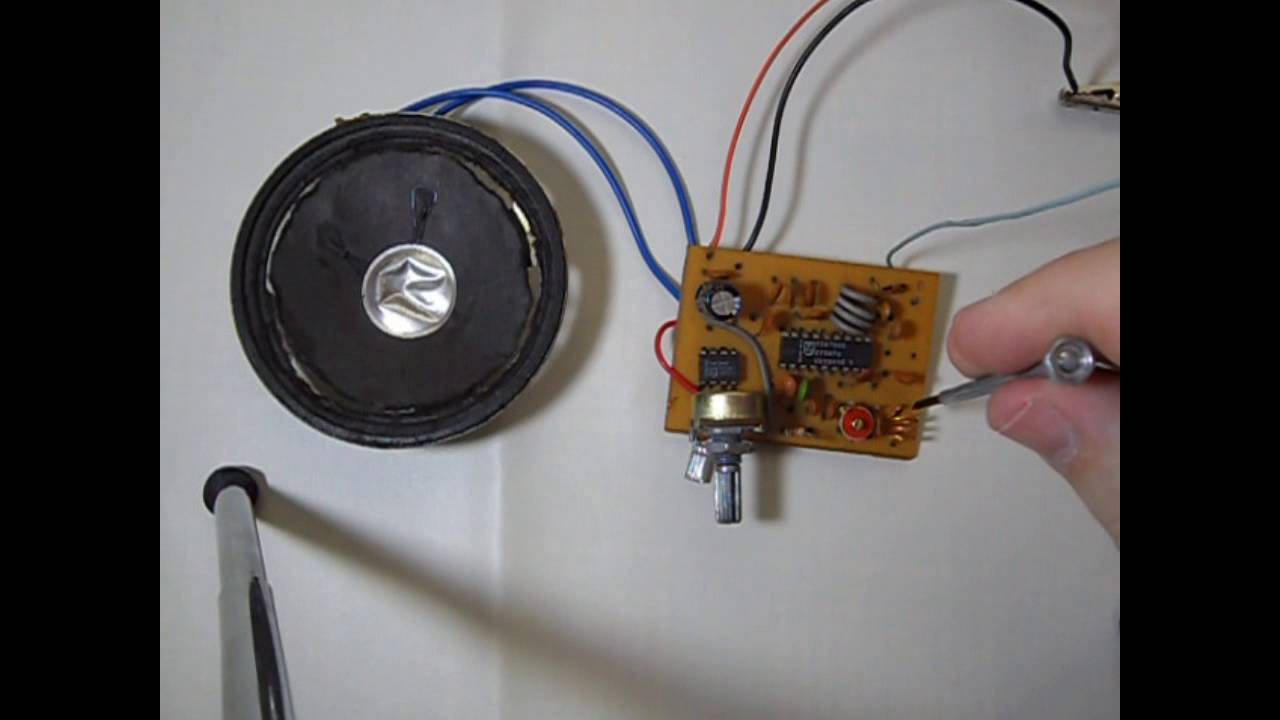 FM Radio receiver with TDA7000 - YouTube