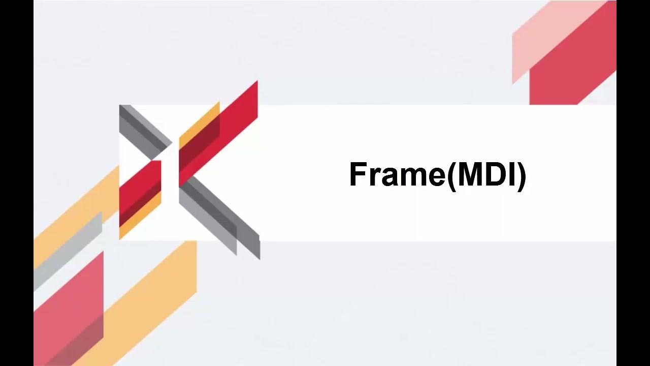 [기본]14. Frame_MDI - YouTube