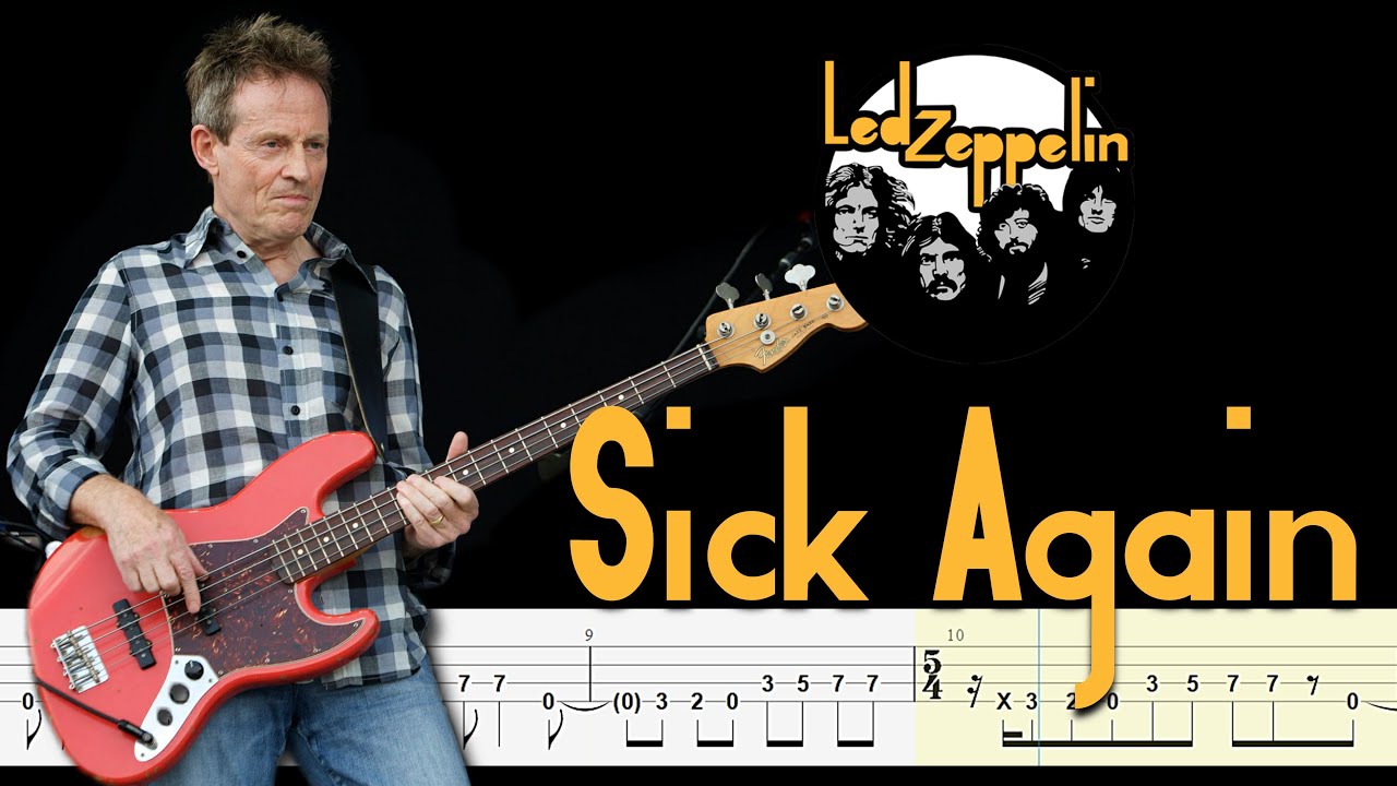 Led Zeppelin - Sick Again (Bass Tabs + Notation) By @ChamisBass # ...