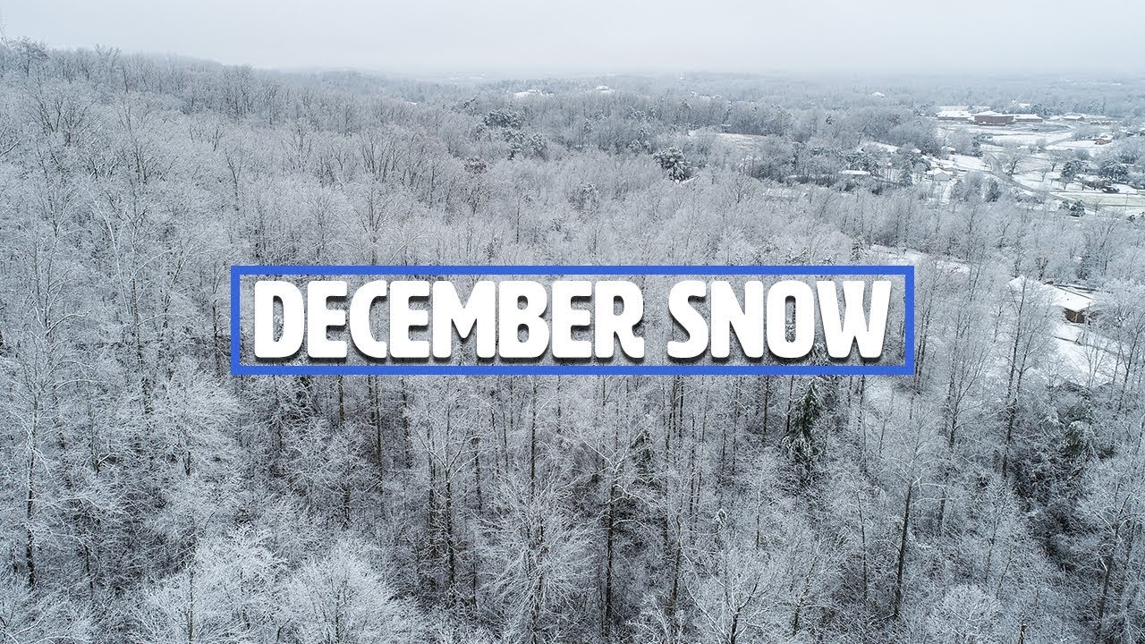 December Snow, Kentucky Drone Video - YouTube